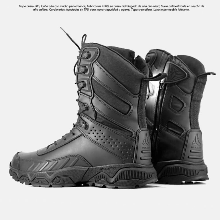 Botas Militares Smart Tactical 2.0 En cuero / Capellada inyectada