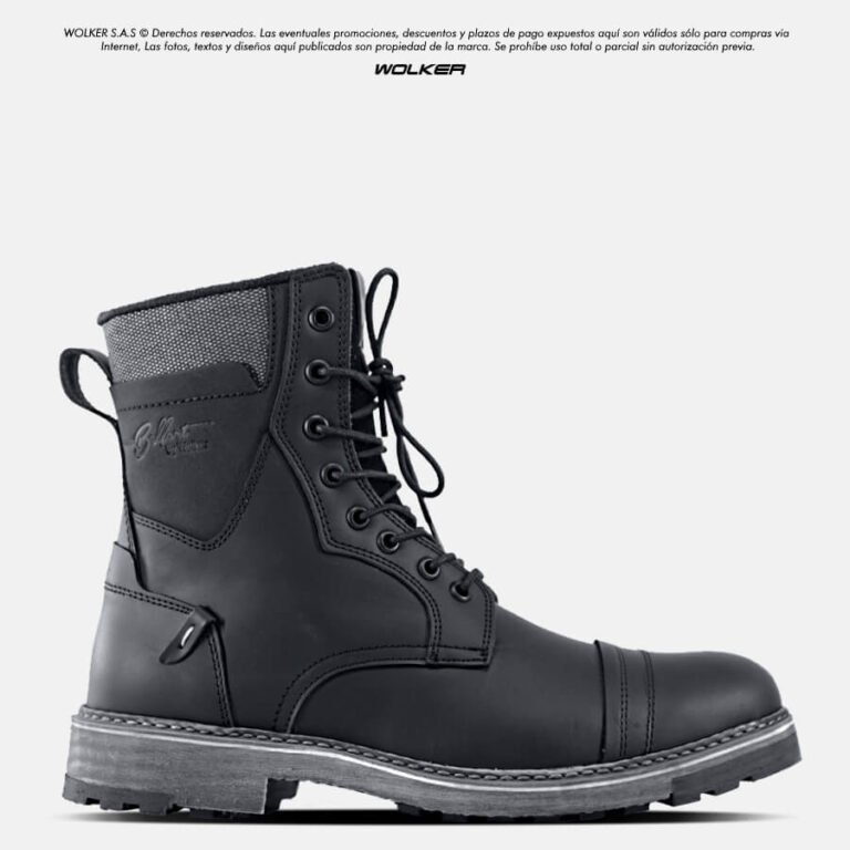 Botas Standford By Wolker / Vintage Negro / Belfort co.